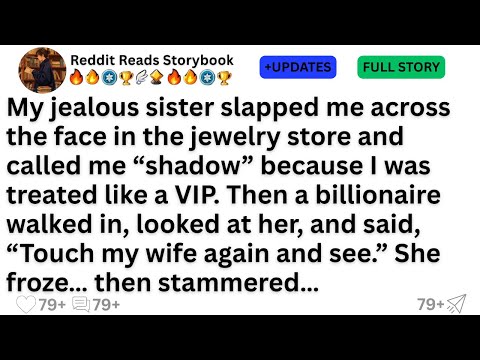 My jealous sister slapped me across the face in the jewelry store and called me “shadow” because I..