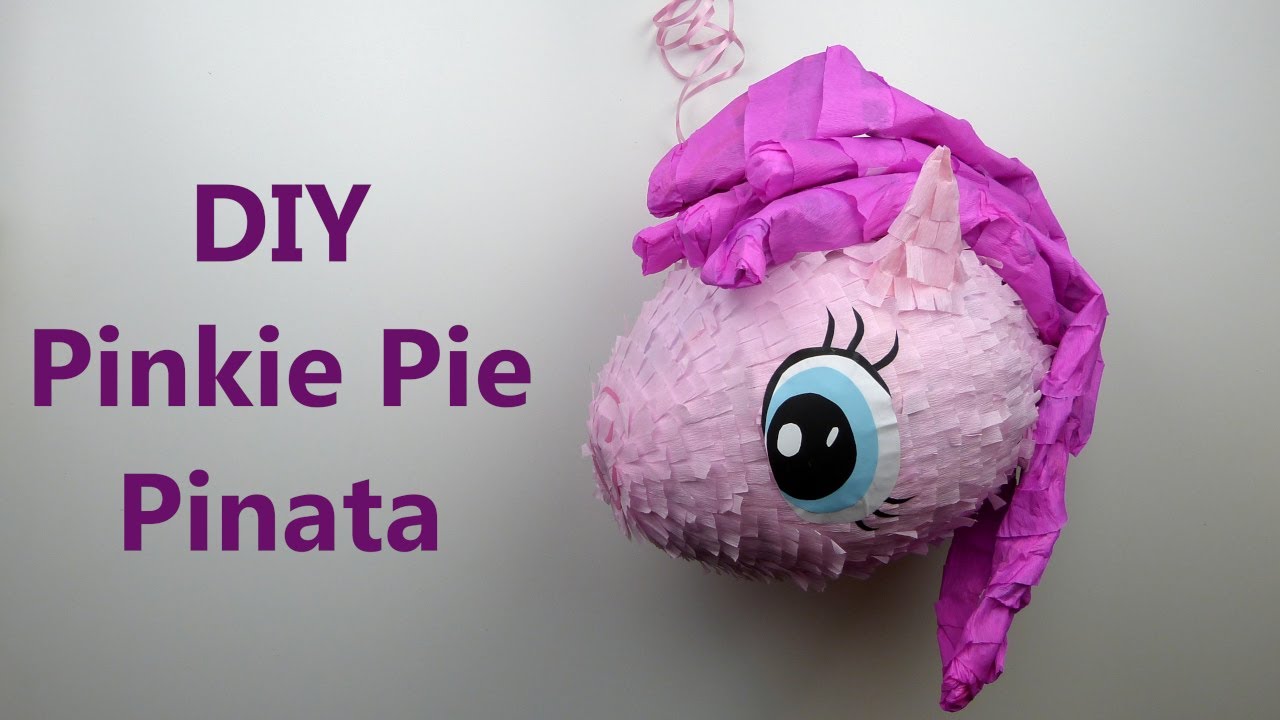Pinkie Pie Pinata My Little Pony. DIY Pinata - YouTube
