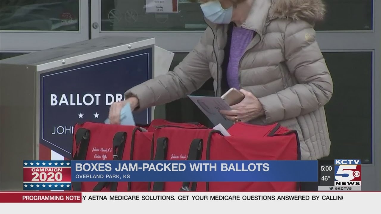 Voters find broken, overflowing ballot box in Johnson County - YouTube