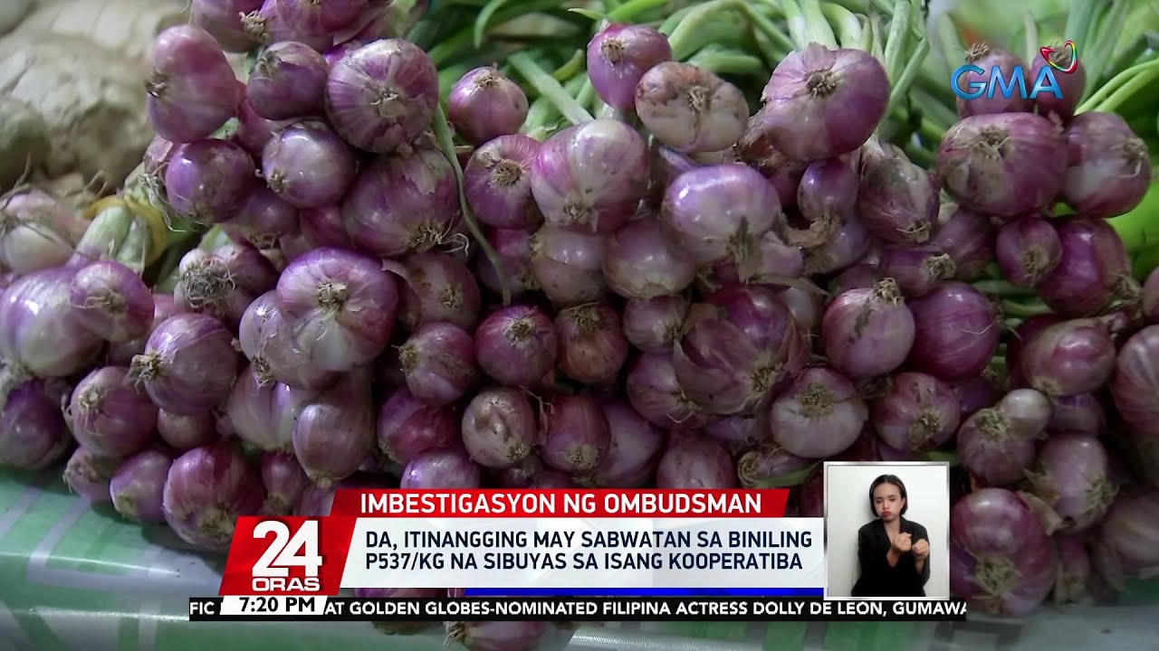 DA, itinangging may sabwatan sa biniling P537/kg na sibuyas sa isang ...