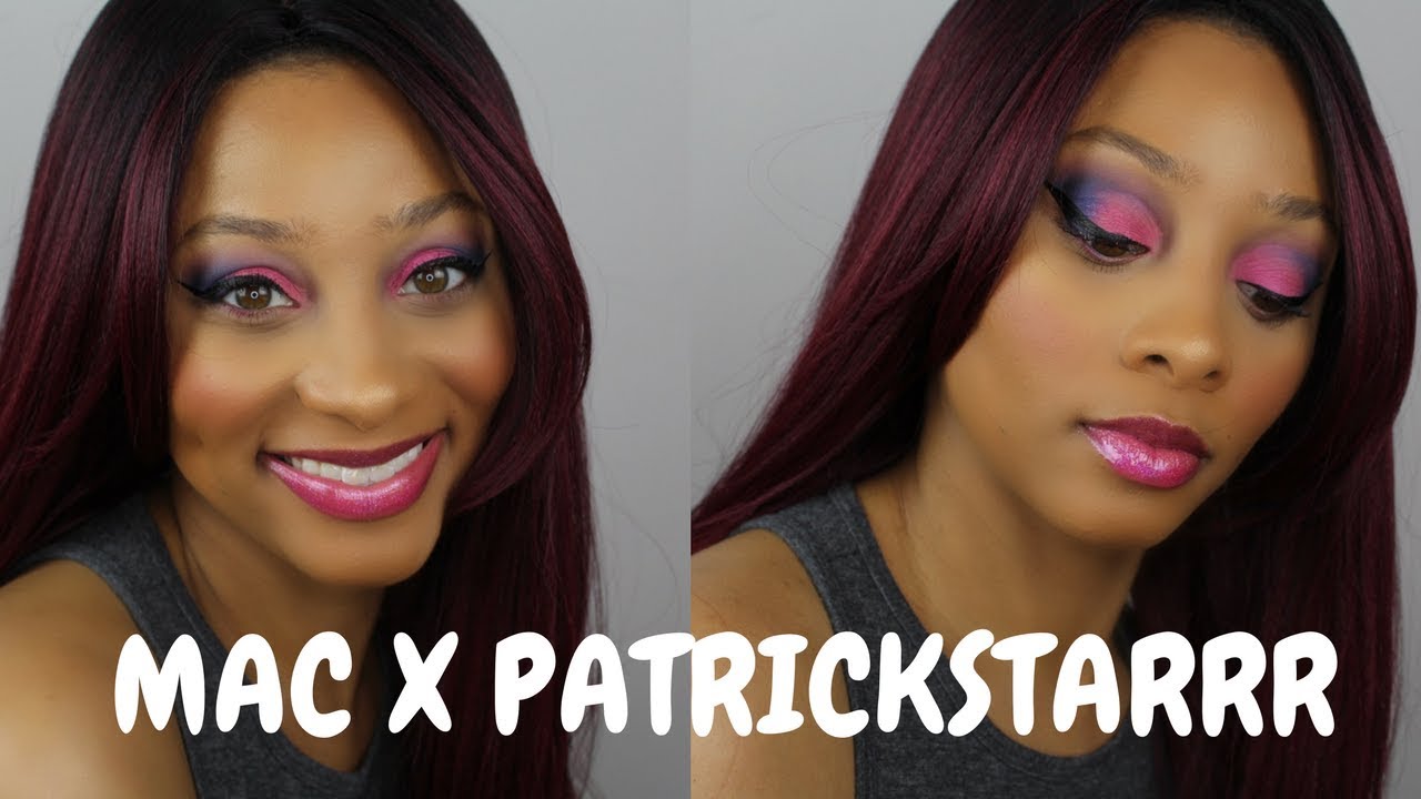 SPRING MAKEUP TUTORIAL WITH MAC X PATRICKSTARRR COLLECTION - YouTube