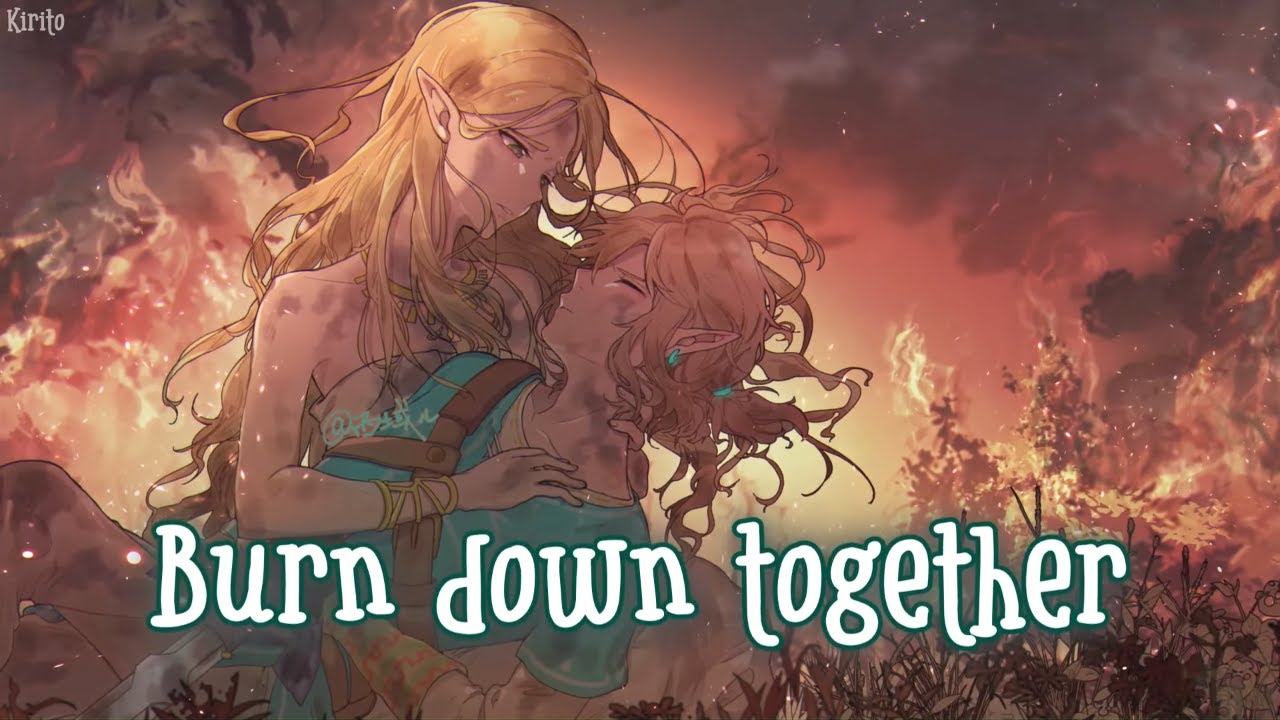 Nightcore - BURN DOWN TOGETHER (Kadeli) - (Lyrics) - YouTube