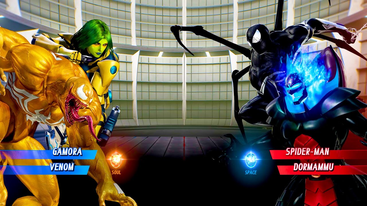 Gamora & Venom vs Spiderman & Dormammu (Hardest AI) - Marvel vs Capcom ...