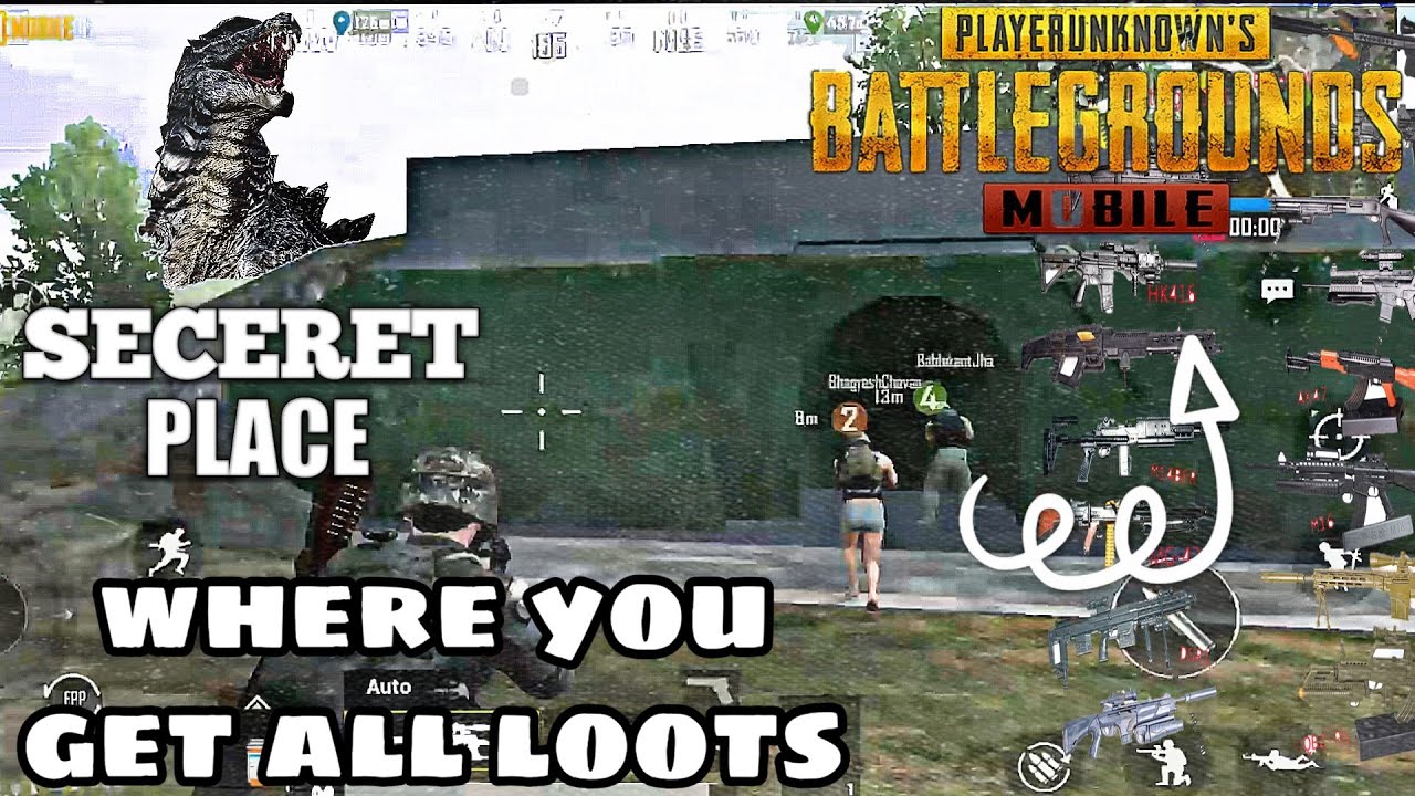 Top Secret location in PUBG Mobile in Erangle Map | Tips and tricks in ...