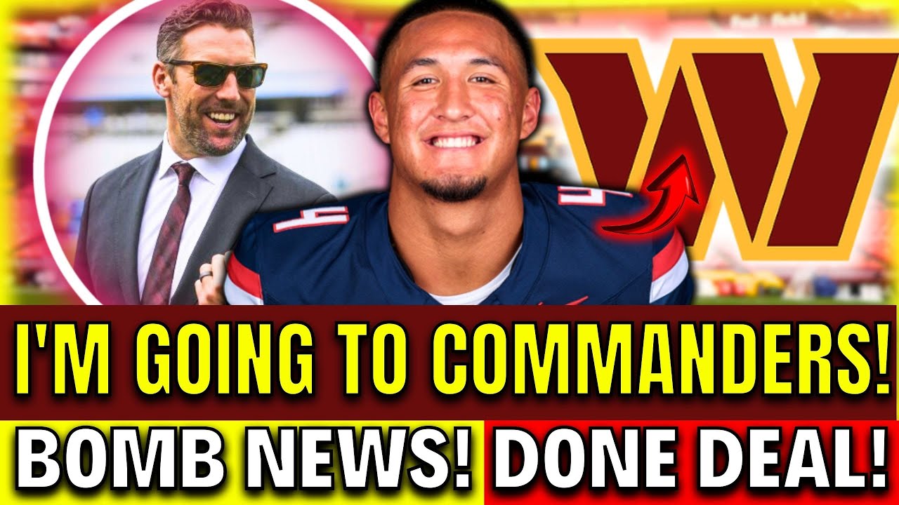 🏈 IT’S OUT! NEW STAR PLAYER COULD BE JOINING THE COMMANDERS SOON ...