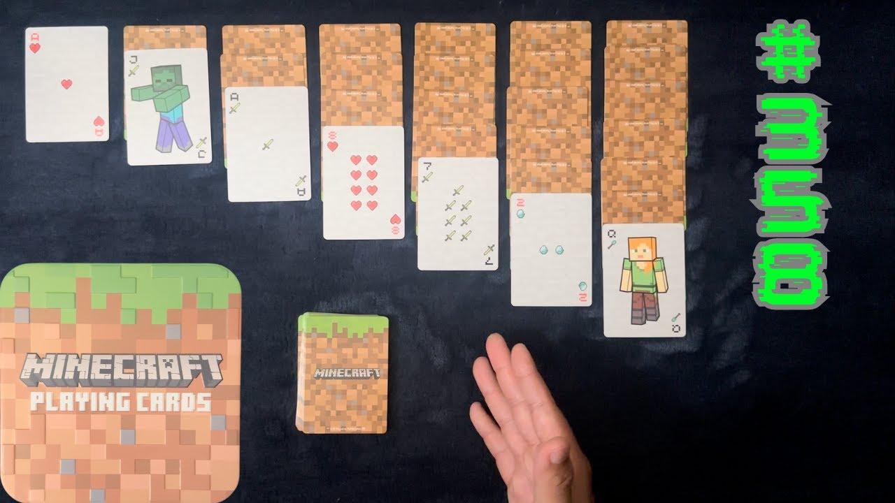 The Minecraft Deck ~ ASMR Solitaire #358 - YouTube