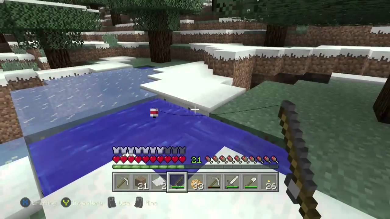 Minecraft How-to Catch and Cook a Fish - YouTube