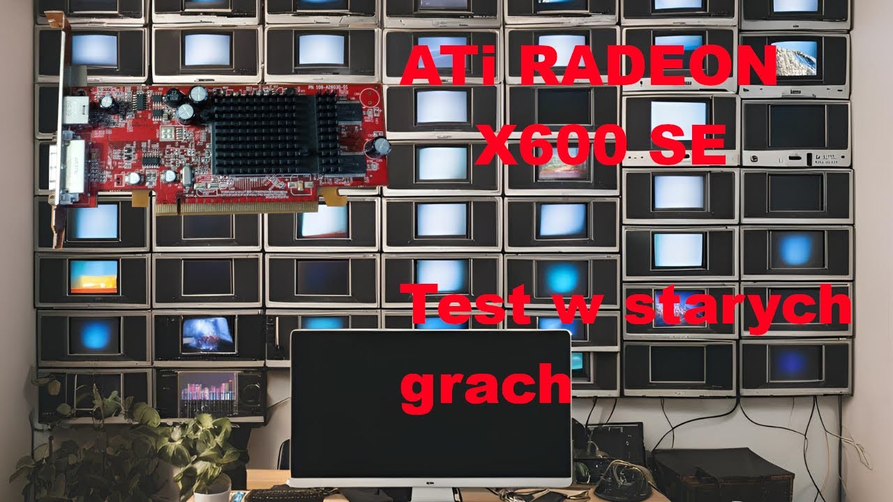 E28 ATi Radeon X600 SE. Test w starych grach. - YouTube