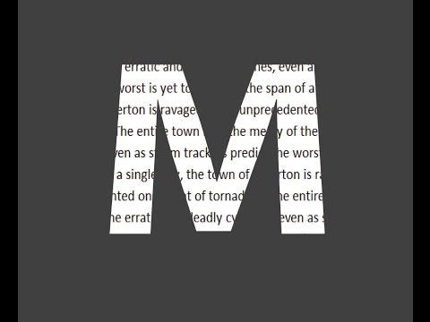 How to Fill a Character with Text in Adobe Illustrator - YouTube