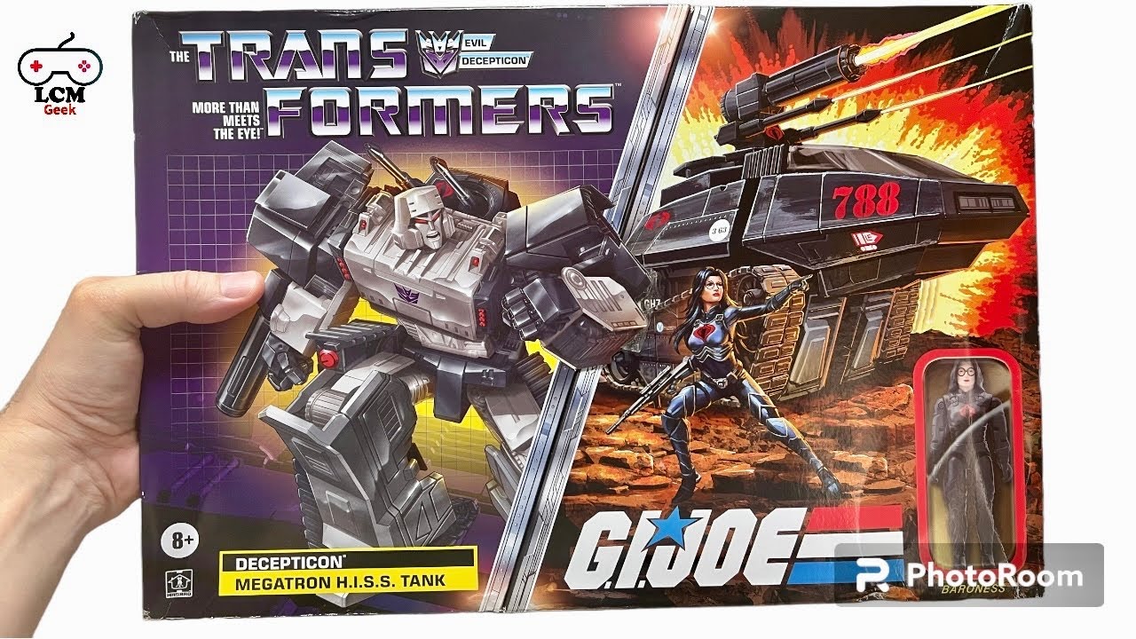 Transformers Gi Joe Hiss Megatron | Baroness - Unboxing | Crossover ...