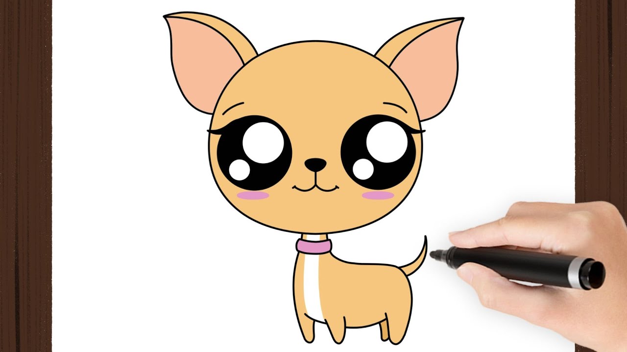 How To Draw a PINSCHER KAWAII I Easy II Como Desenhar um PINSCHER ...