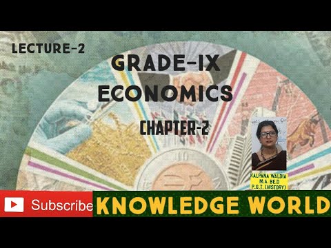 CLASS-9|CBSE|NCERT| ECONOMICS|CHAPTER-2| PEOPLE AS RESOURCE| LECTURE:2 ...