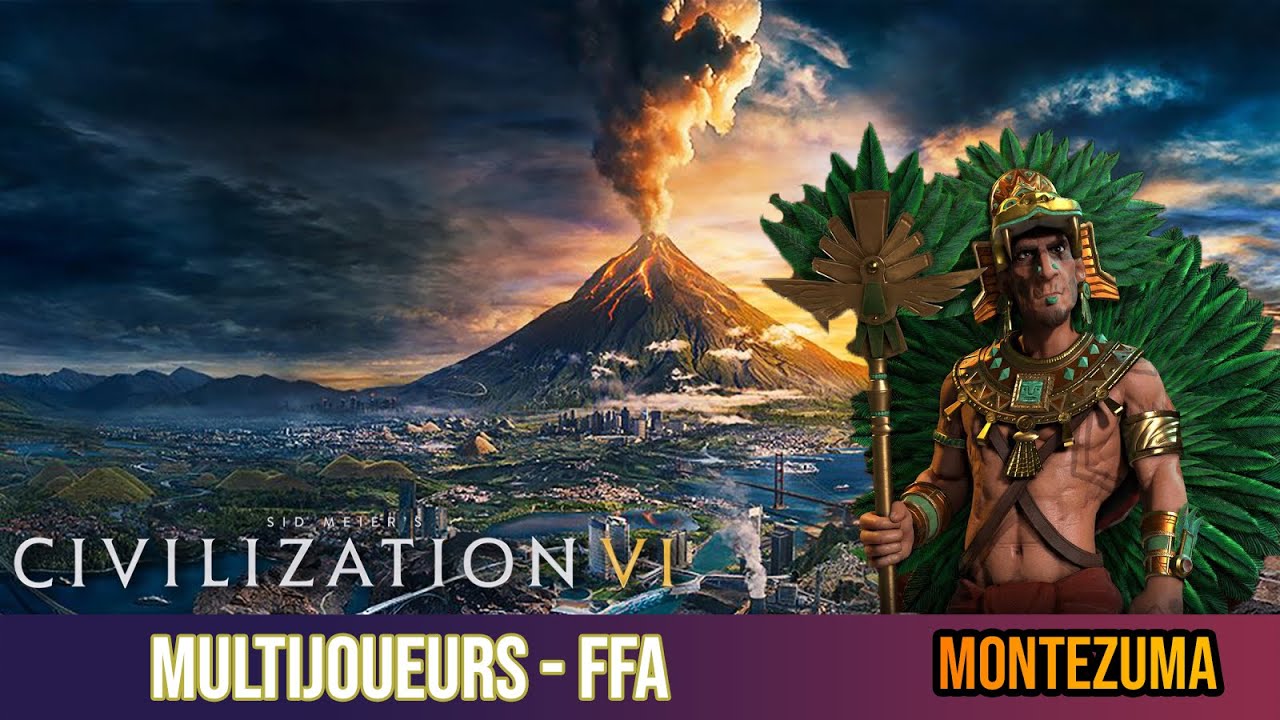 Civilization VI Multijoueurs - Montezuma - FFA (partie 1/2) - YouTube