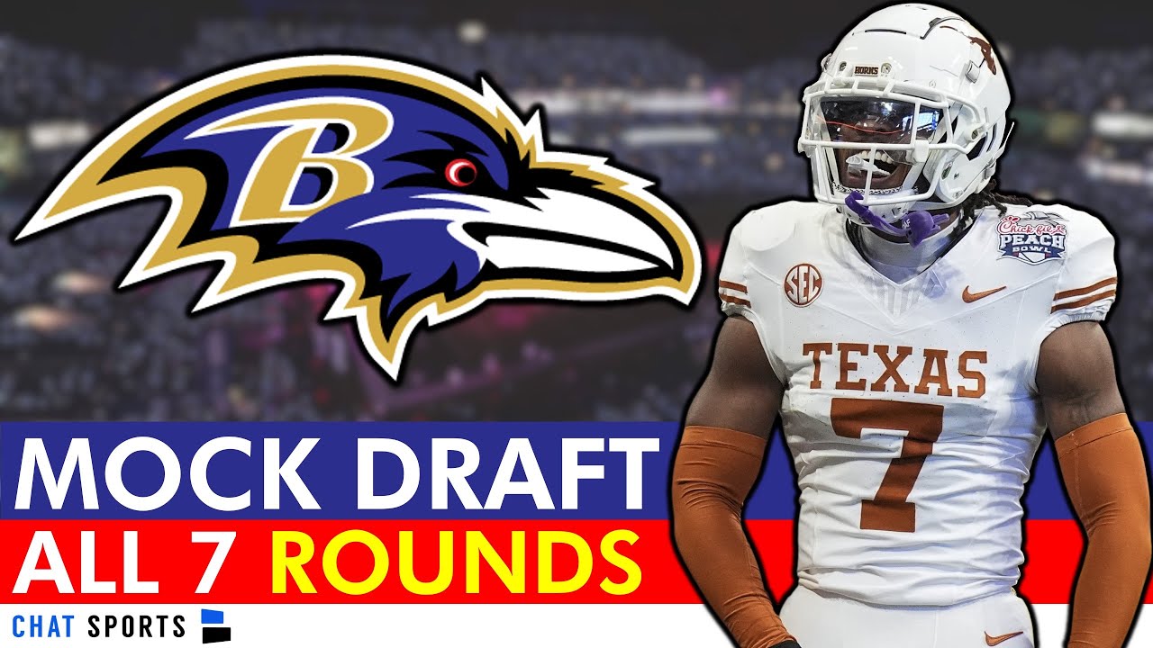 Baltimore Ravens 2025 NFL Mock Draft - All 7 Rounds: Jahdae Barron ...