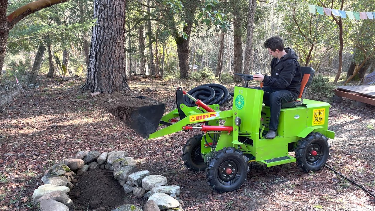 Electric Mini Loader - YouTube