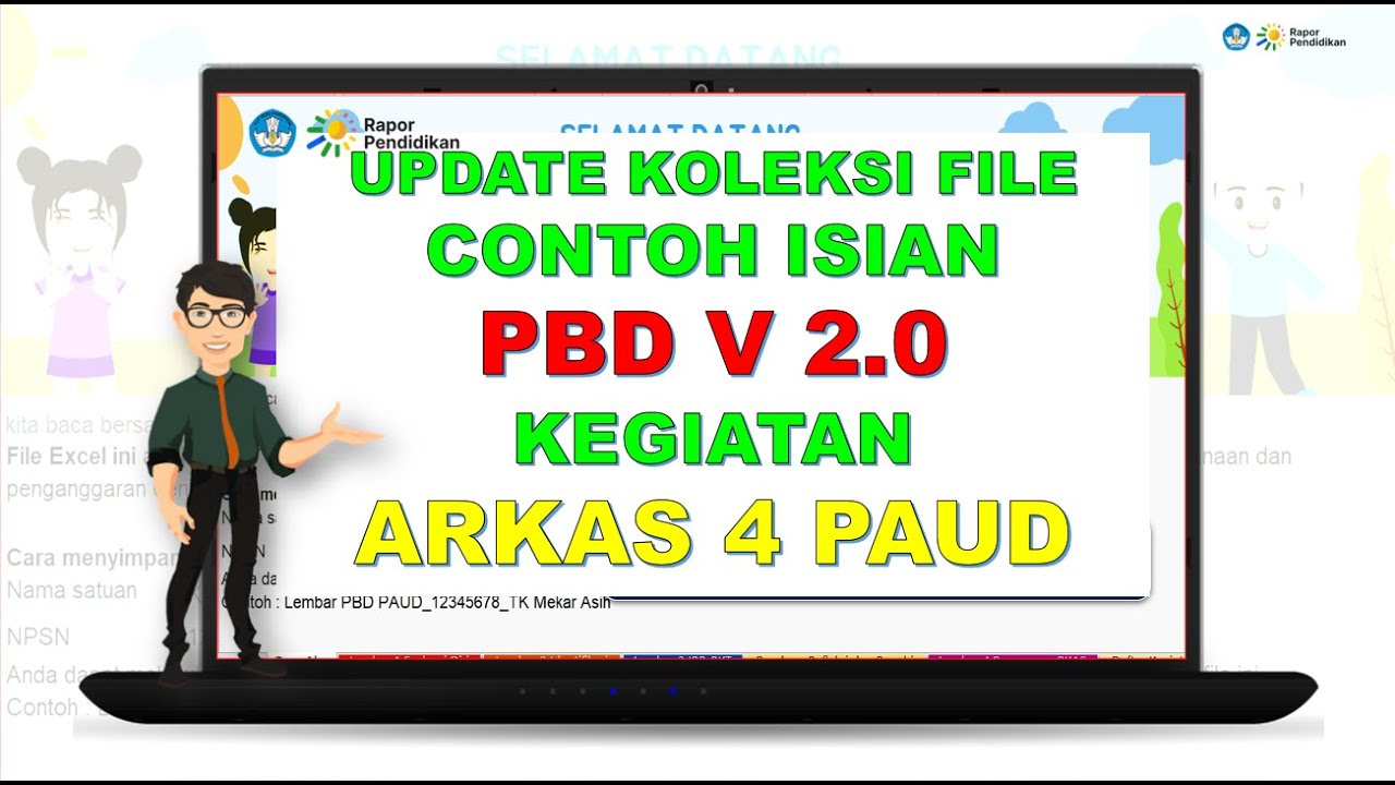 CONTOH ISIAN PBD PAUD V 2.0 KEGIATAN ARKAS PAUD V4 - YouTube