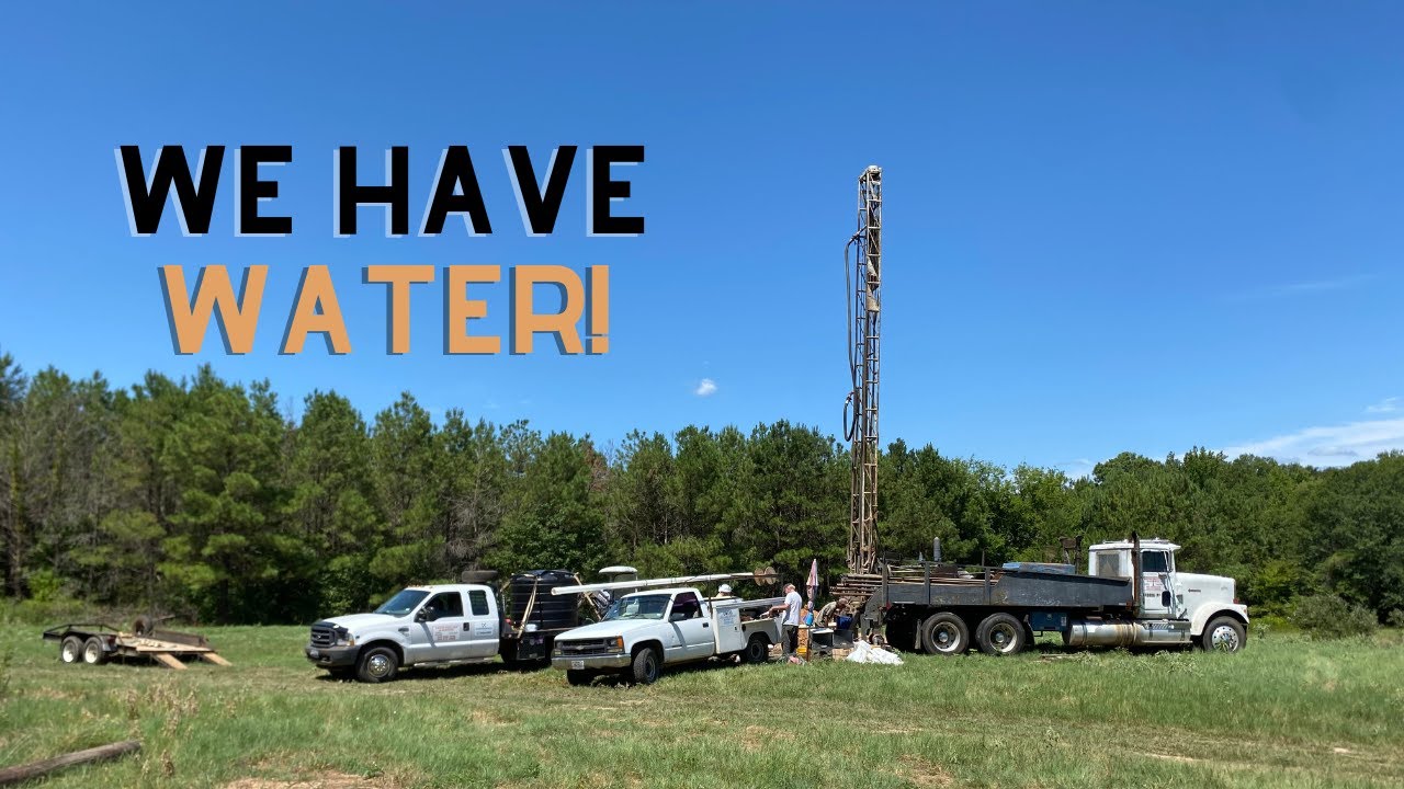 WE HAVE WATER! | The Well is Completed - Homestead Journey - YouTube