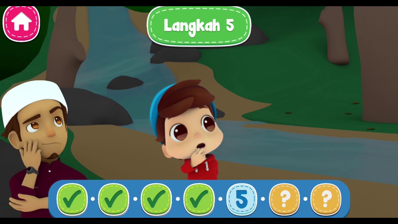 Omar & Hana On Duty : Belajar Berwudhu - Game Review - YouTube