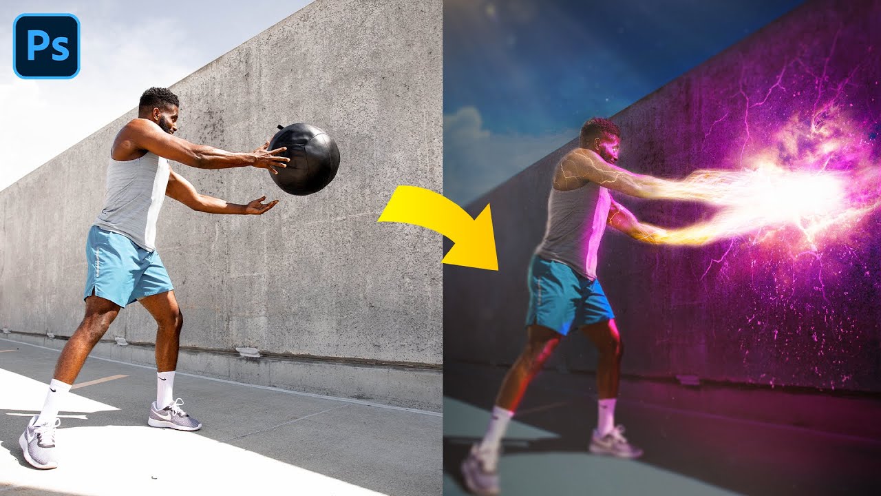 How To Create Realistic Special Light VFX In Photoshop Tutorial - YouTube