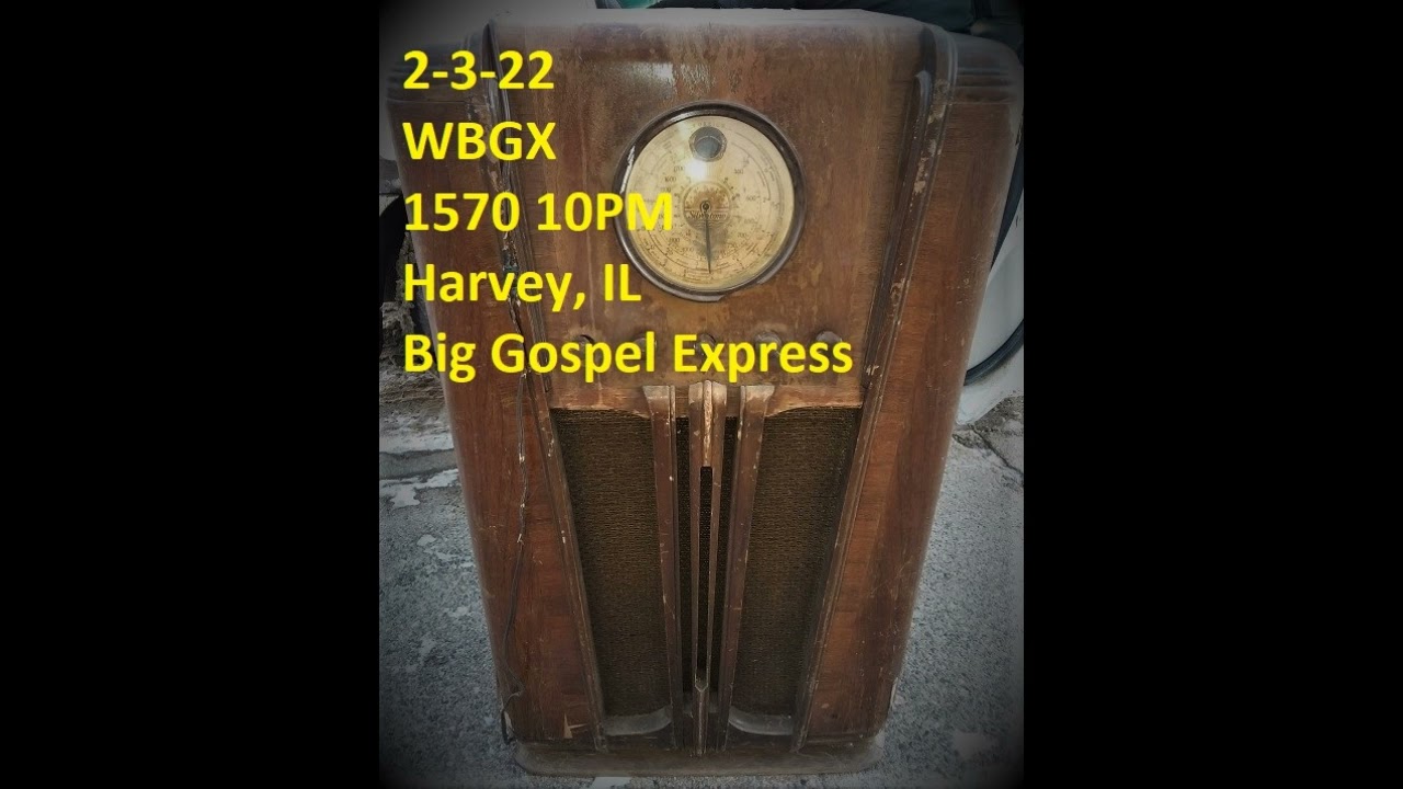 WBGX 1570 Harvey Illionois AM DX long distance radio reception - YouTube