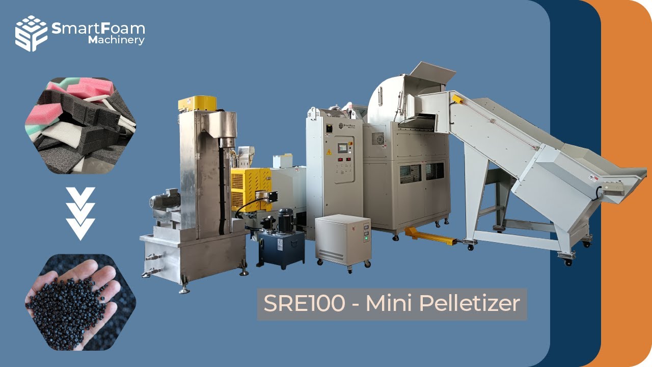 Pelletizer -- Recycling Machine -- Foam scrap solution -- Densifier ...