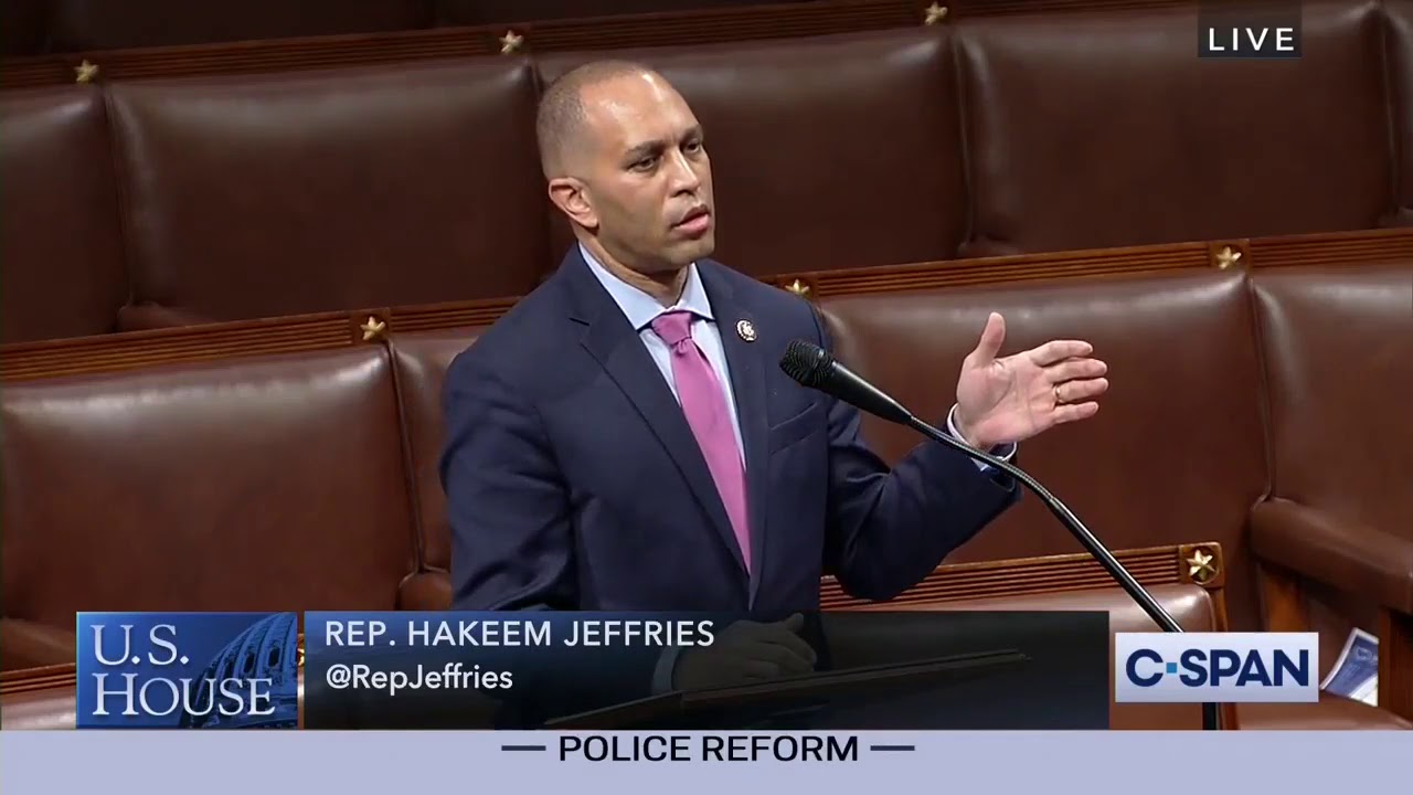 Rep. Jeffries Closes Debate of the George Floyd Justice in Policing Act ...