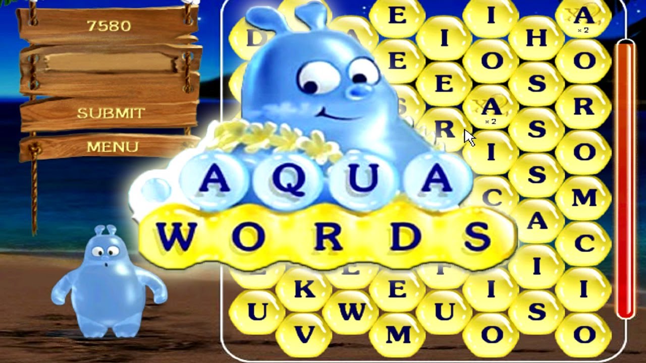 Aqua Words (Windows game 2004) - YouTube