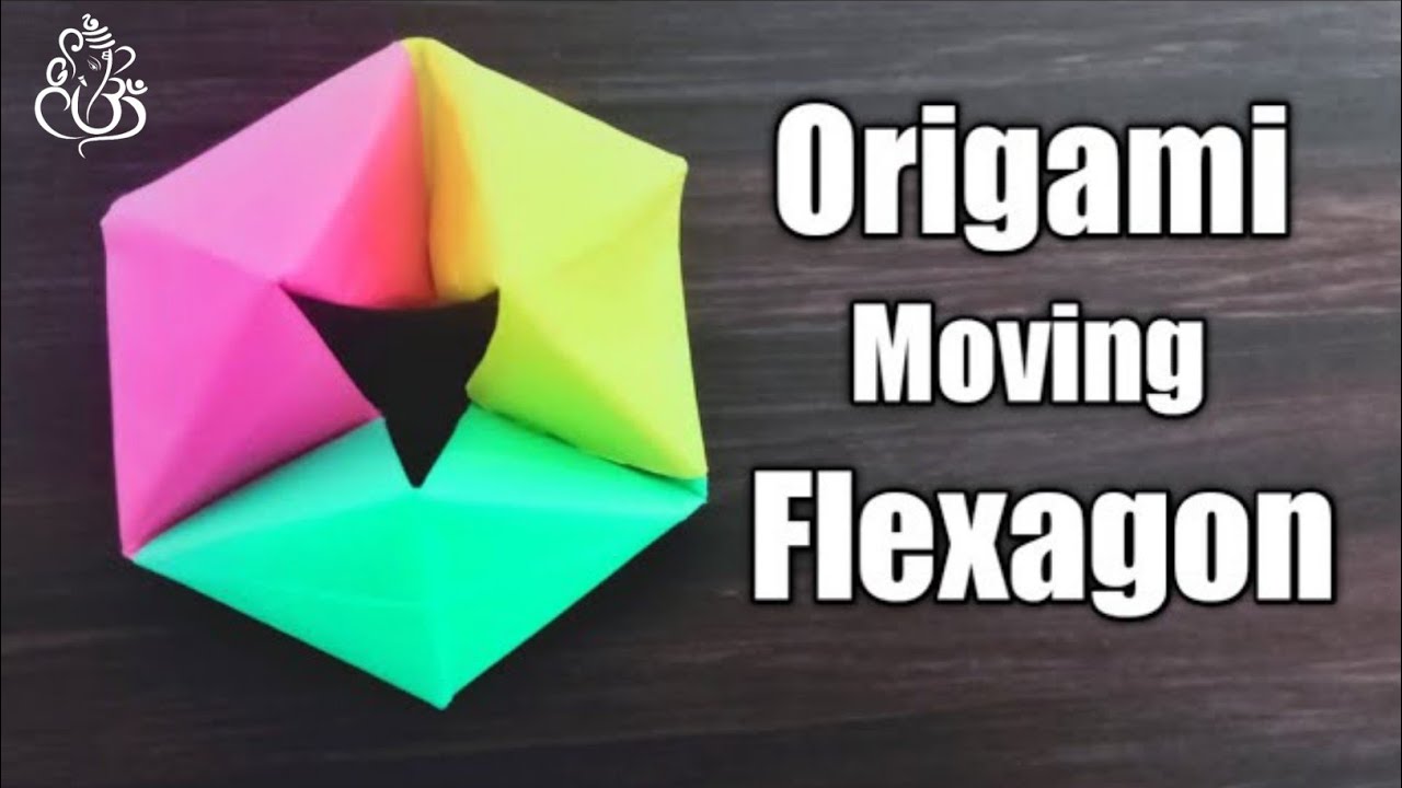 How To Make Origami Flexagon | Stress Relief | DIY Moving Flexagon ...