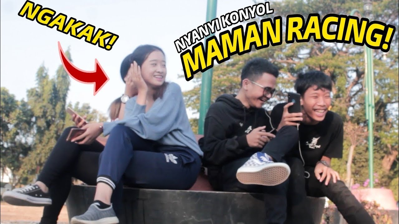 SMULE NYANYI LAGU MAMAN RACING (You are the reason) KONYOL DI TEMPAT ...