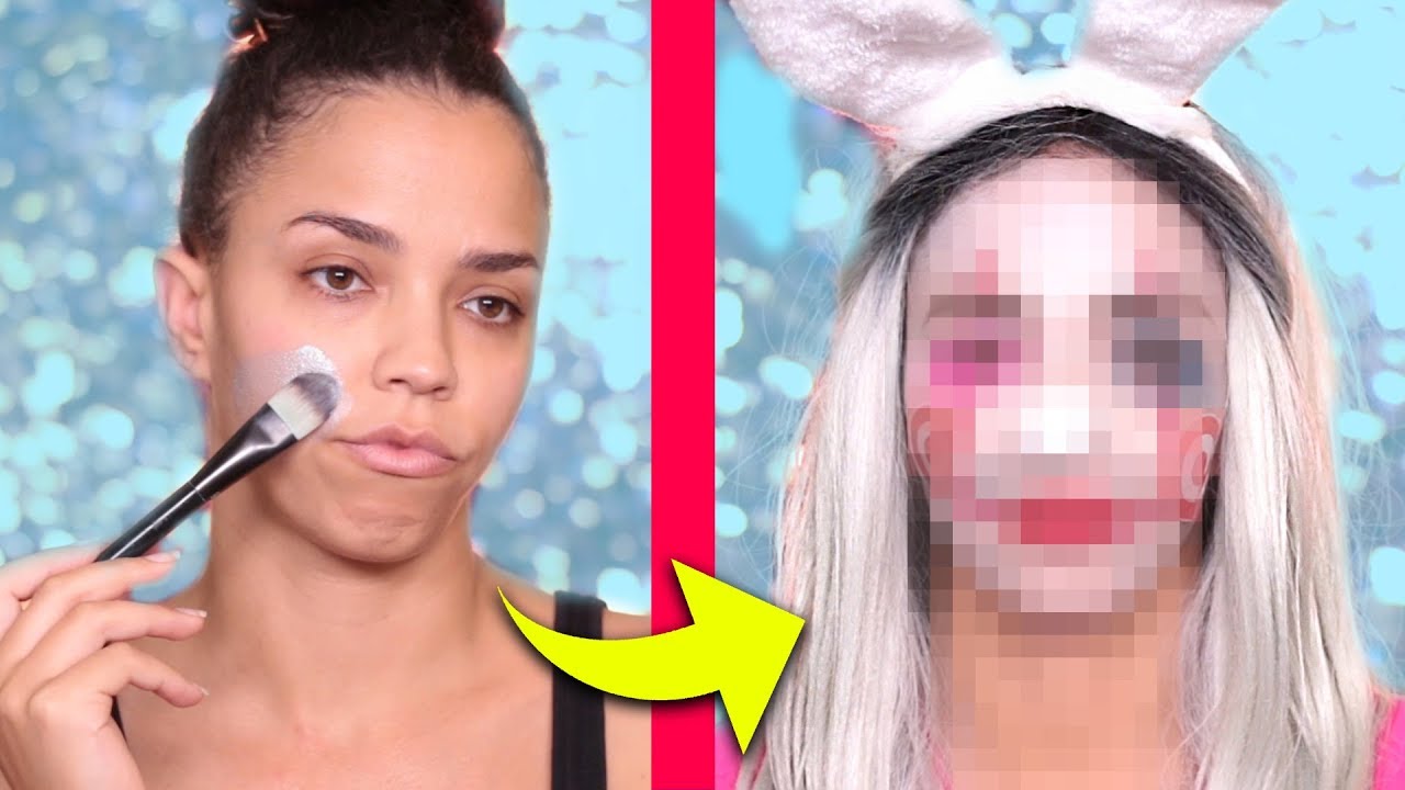 Turning Myself Into EVERY OVERDONE Makeup Tutorial... I can't believe ...