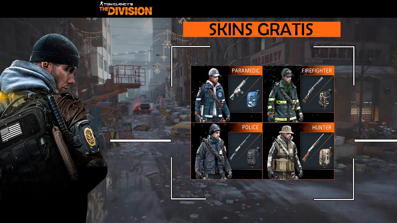 Skins Gratis para The Division | Como Obtenerlos - YouTube