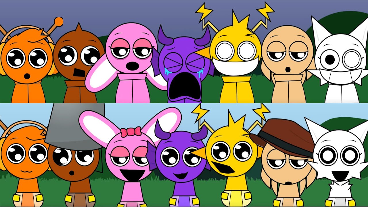 Incredibox Sprunki - but Retake Babies Normal VS Babies Night (New ...