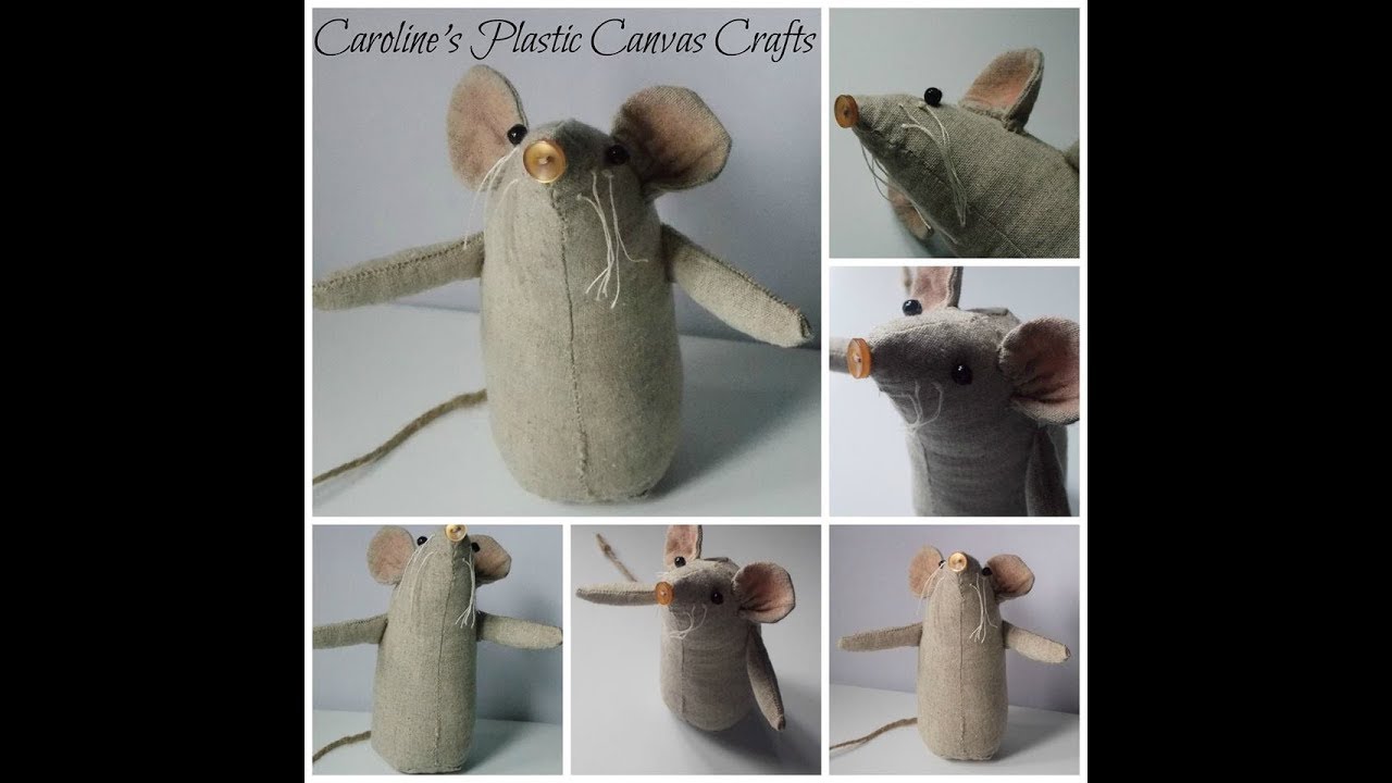 How to make a fabric mouse - YouTube