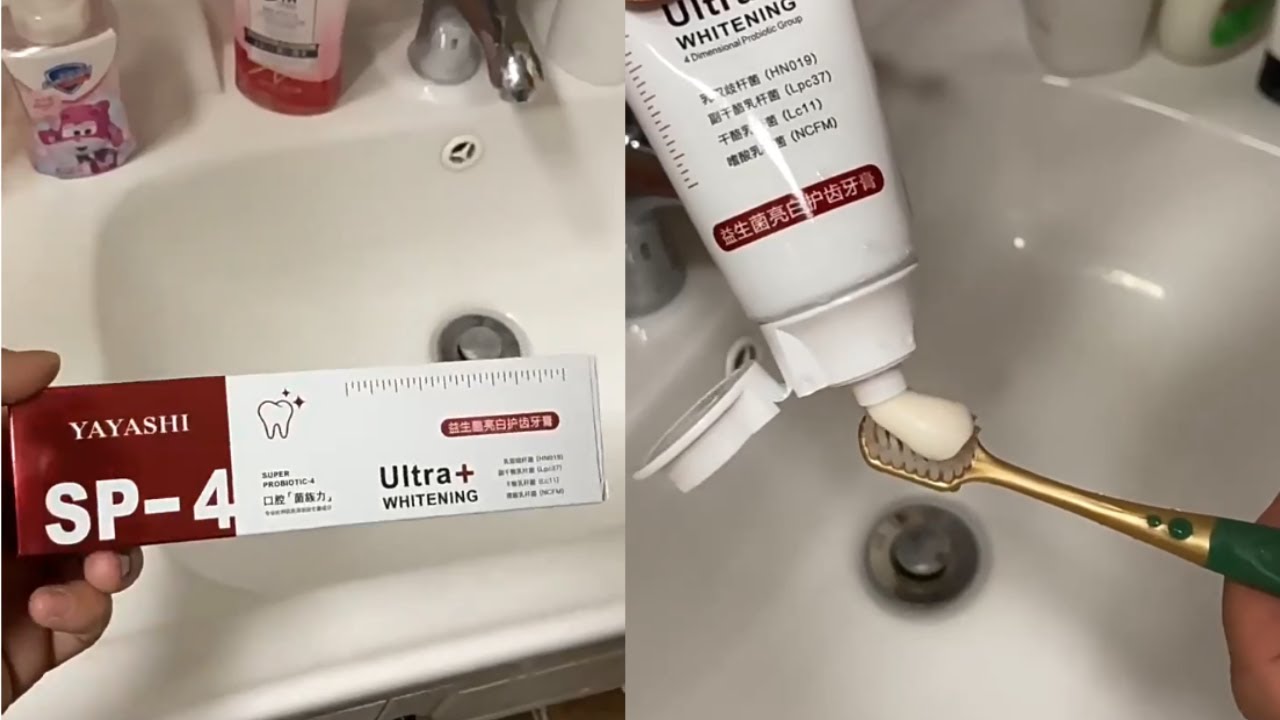 YAYASHI SP 4TM Probiotic Whitening Toothpaste Review 2023 - YouTube