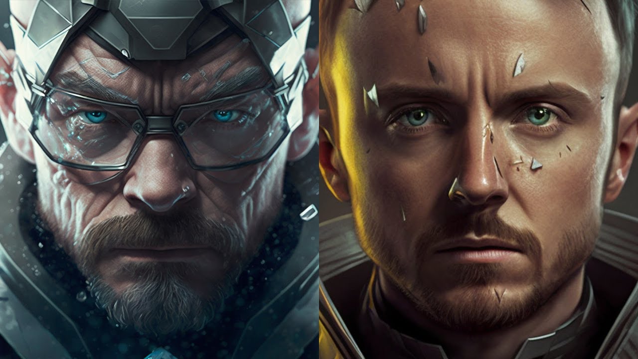 Famous characters from BREAKING BAD as MARVEL superheroes (White ...