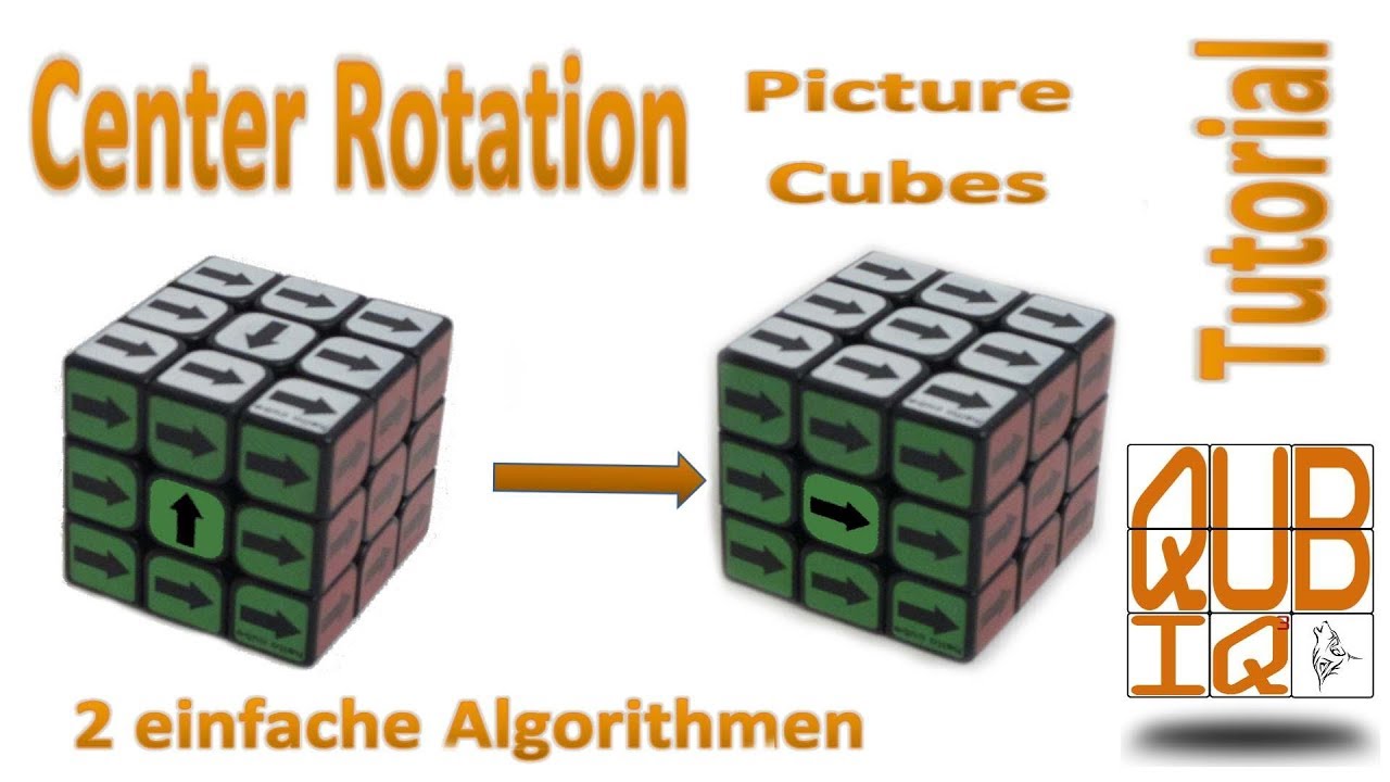 Center Rotation bei 3x3 Picture Cubes und Shape Mods | Cube Tutorial ...