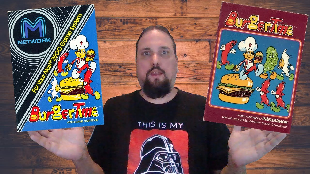 Burgertime! | Atari 2600 vs Intellivision - YouTube