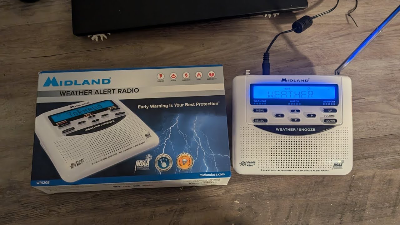 Midland WR120B unboxing and set up - YouTube