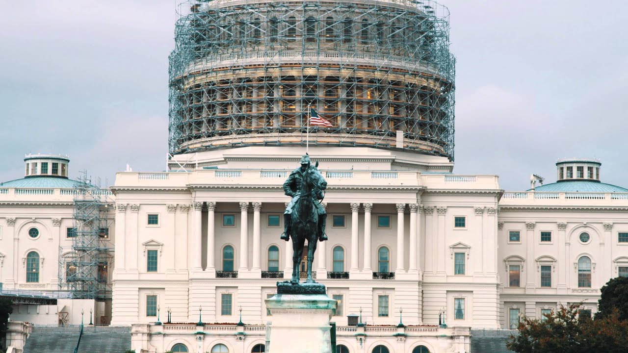 Free 4K Footage - National Congress Capitol Dome building in Washington ...