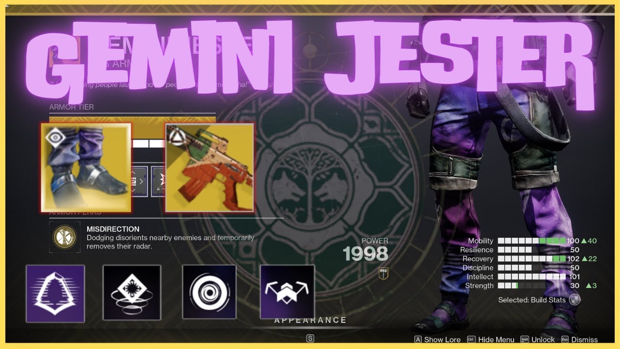 Best PVP Hunter Build Gemini Jester IRON BANNER Destiny 2 The Final ...