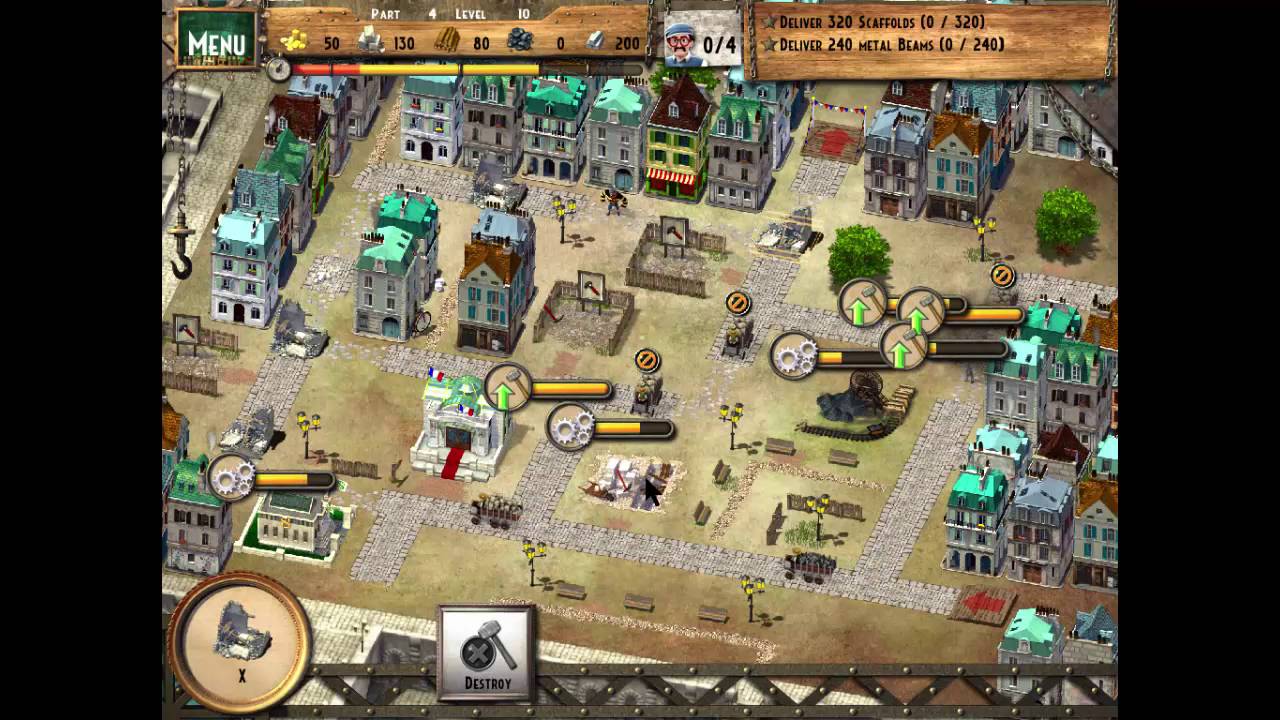 Monument Builders - Eiffel Tower Level 4.10 Walkthrough - YouTube