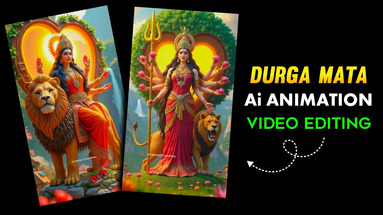 Durga Mata Ai Video Video Editing | Maa Durga Ai Video Editing | Ai God ...