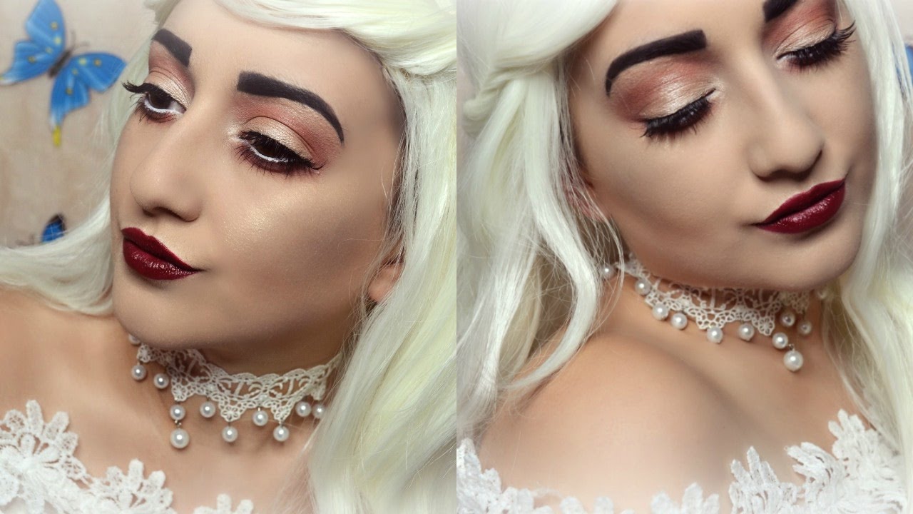 WONDERLAND - White Queen Makeup Tutorial - YouTube