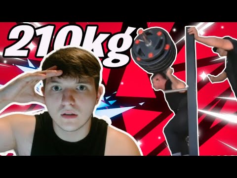 ¡RÉCORD 210KG EN SENTADILLA! *ENSEÑO MI PRIMER PR DE SENTADILLA* - YouTube