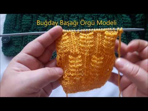 Easy Model, Buğday Başağı Örgü Modeli Nasıl Yapılır - Vest, Bridal Vest, Wheat Cap, How to make