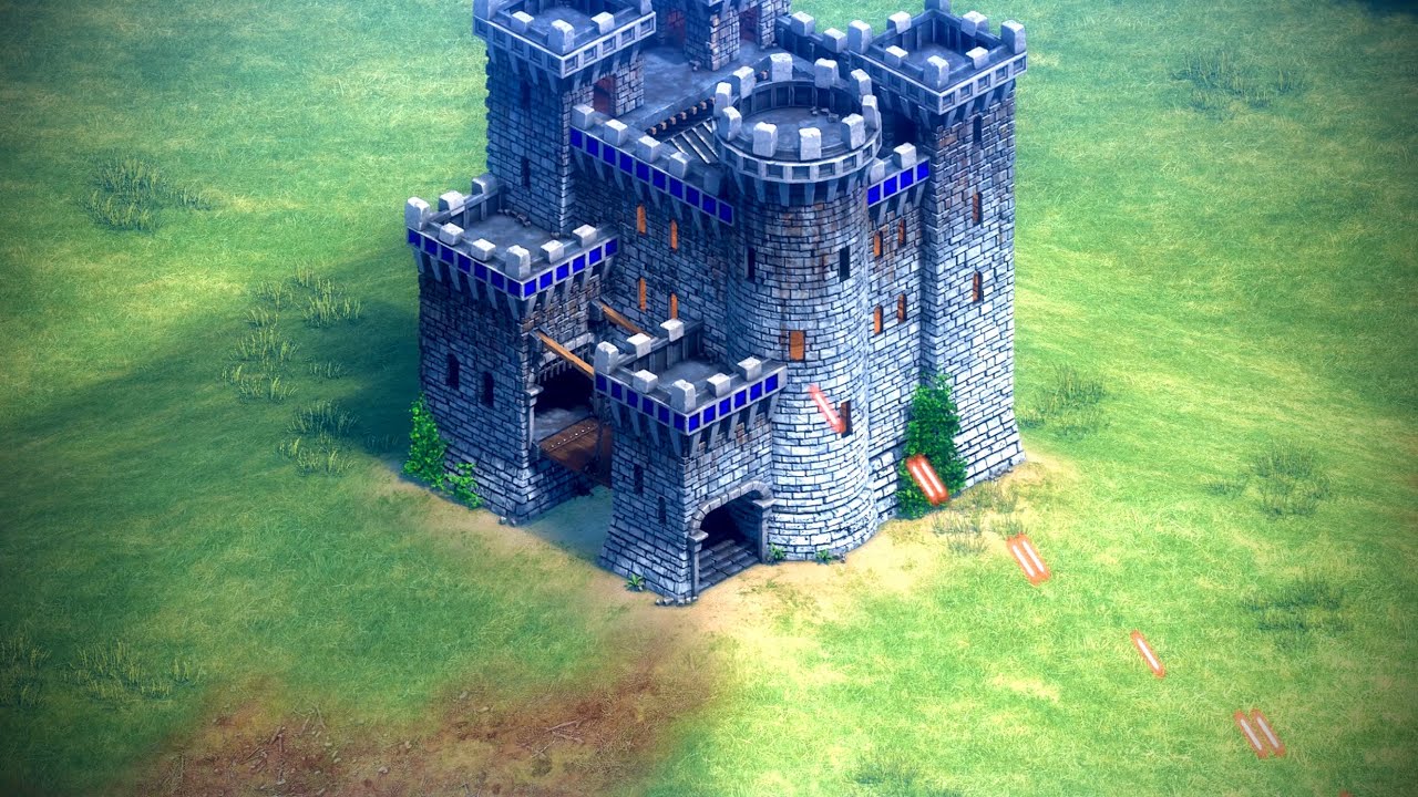 Machine Gun Laser Castle With Infinite Range | AoE II: Definitive Edition - YouTube