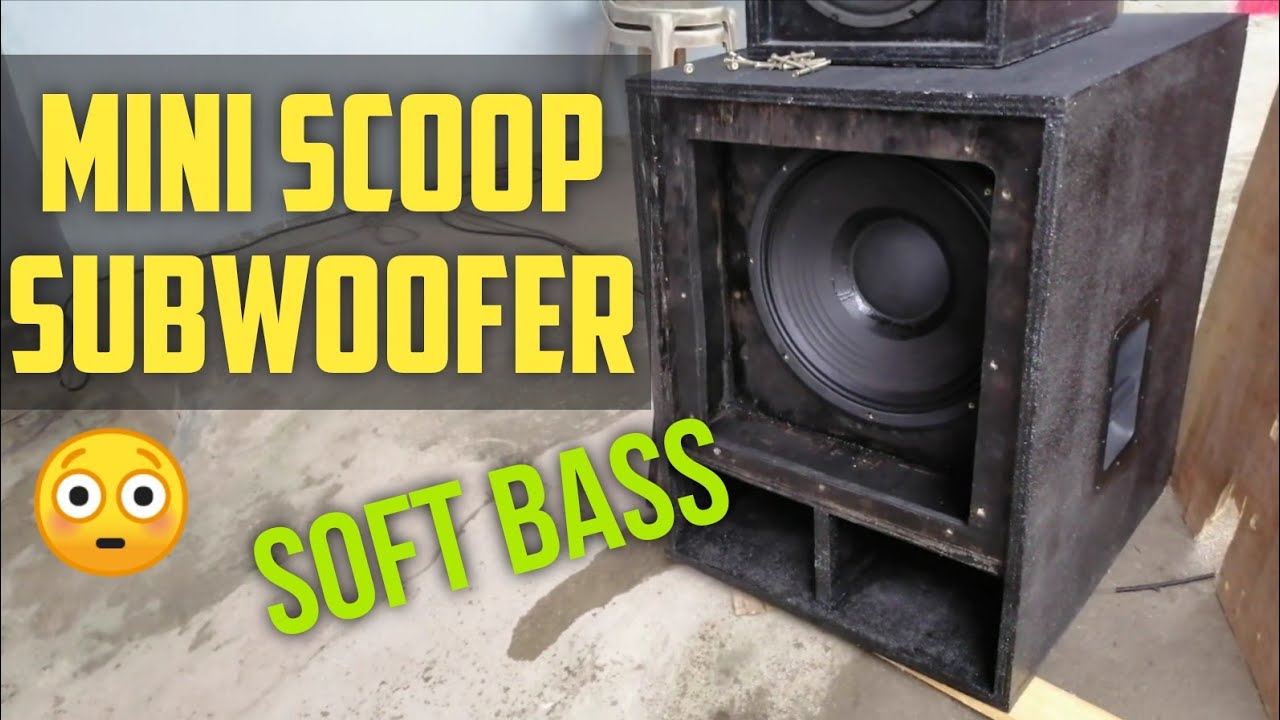 MINISCOOP Subwoofer test, Basic Sound Set up. - YouTube