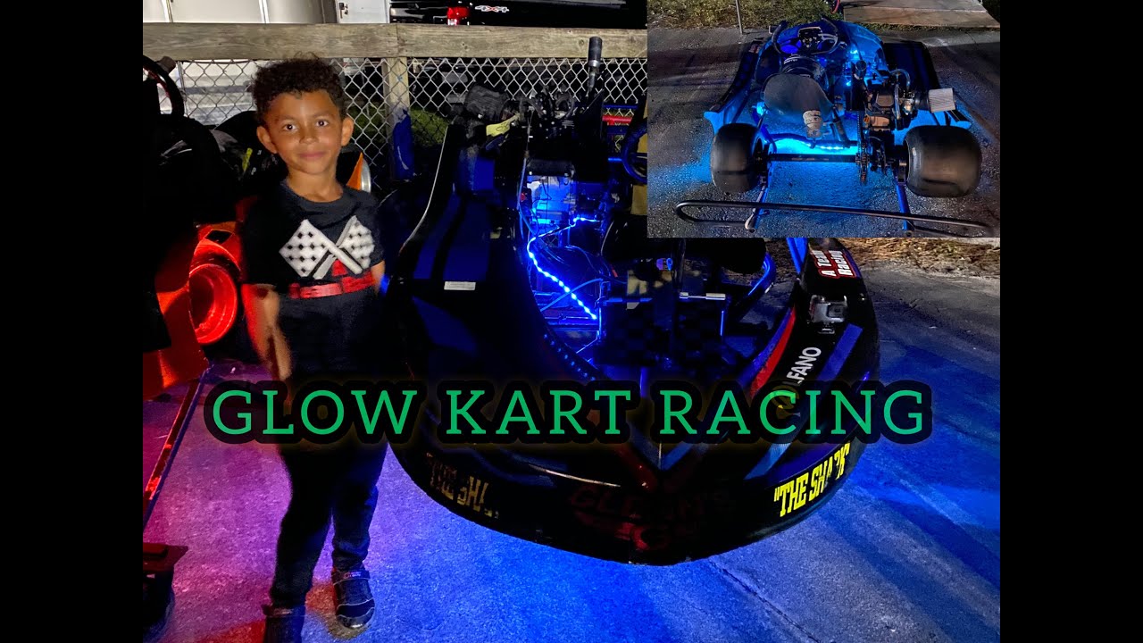 Glow Kart Racing at Night! So Much Fun : Ayden "The Shark" Takes Home ...