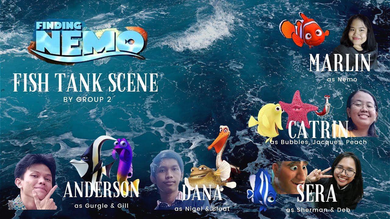 FINDING NEMO - FISH TANK SCENE (DRAMATIC READING) - YouTube