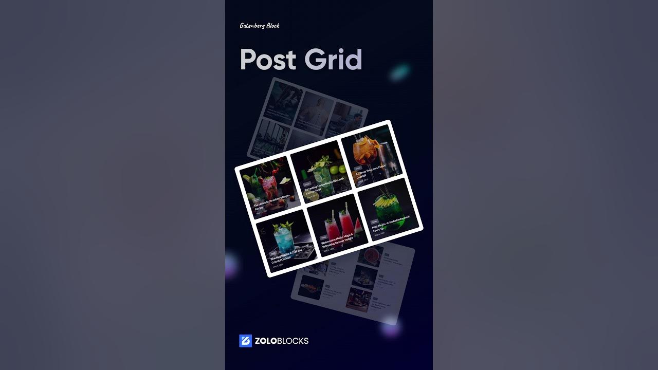 Post Grid Block | Best Gutenberg Blocks Plugin | ZoloBlocks | BdThemes - YouTube